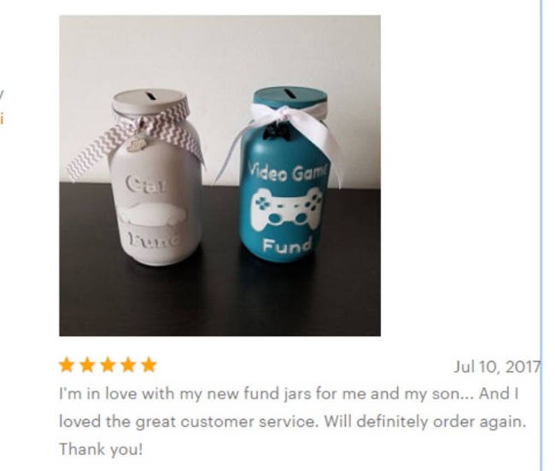 Video Game Fund Painted Mason Jar Bank Video Game Video Game - Etsy