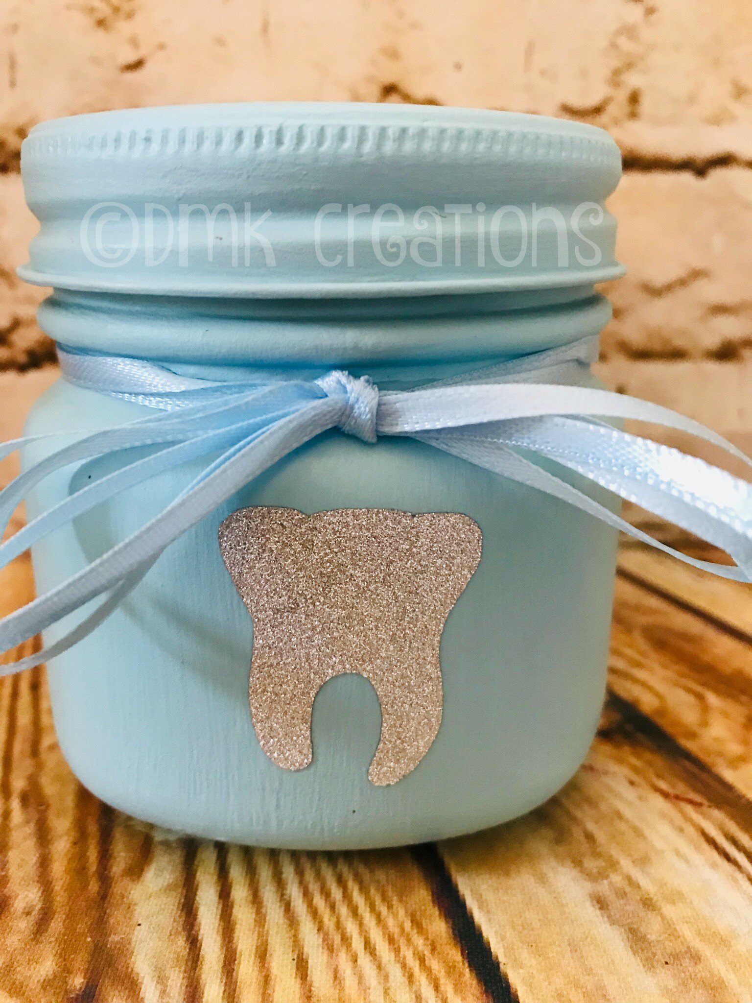 Baby Tooth Keepsake Painted Mason Jar Baby Tooth Jar Tooth | Etsy