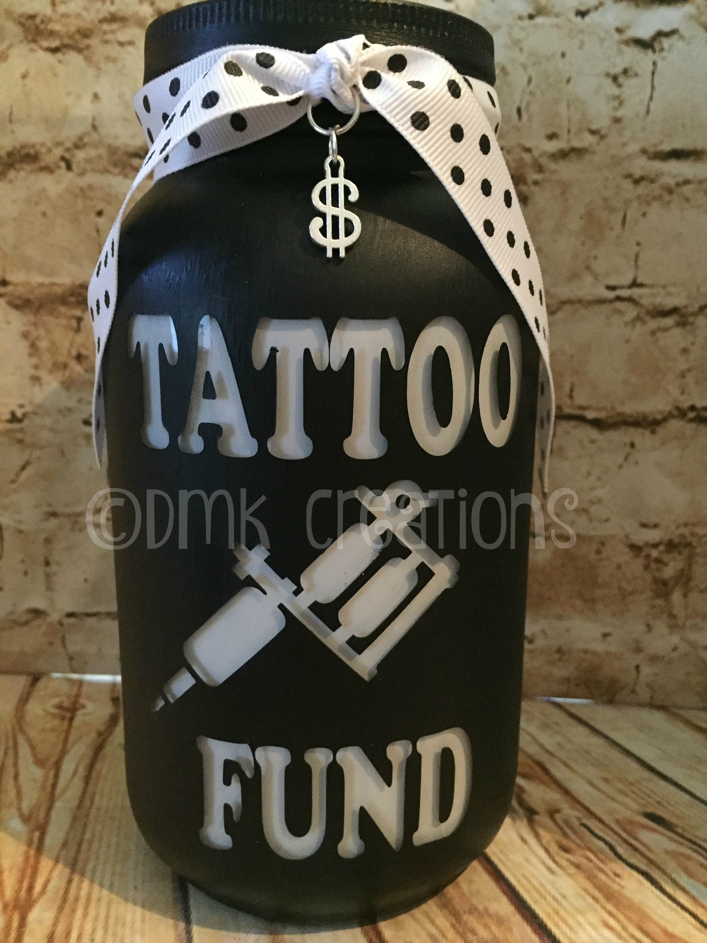 Tattoo Fund Painted Mason Jar Tattoo Fund Tattoo Fund Bank - Etsy