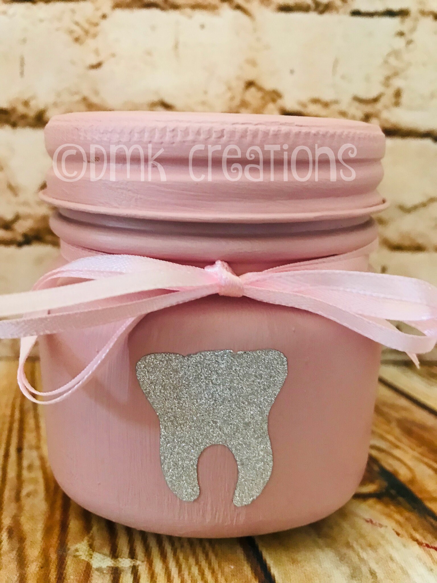 Baby Tooth Keepsake Painted Mason Jar Baby Tooth Jar Tooth | Etsy