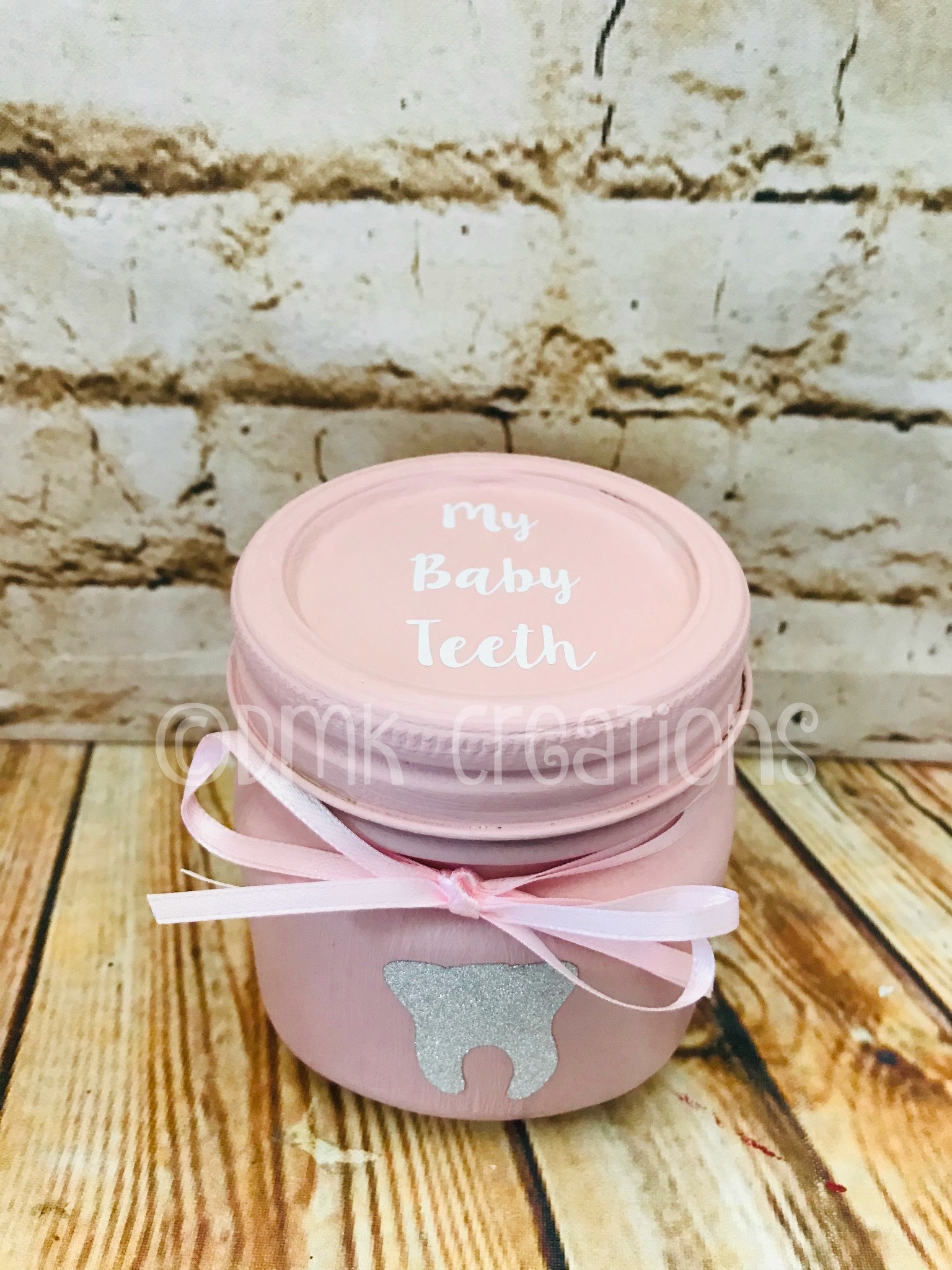 Baby Tooth Keepsake Painted Mason Jar Baby Tooth Jar Tooth | Etsy