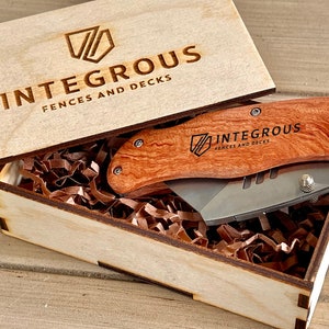 Personalized Utility Knife, Client Gift, Corporate Gift Mens Gift Box ...