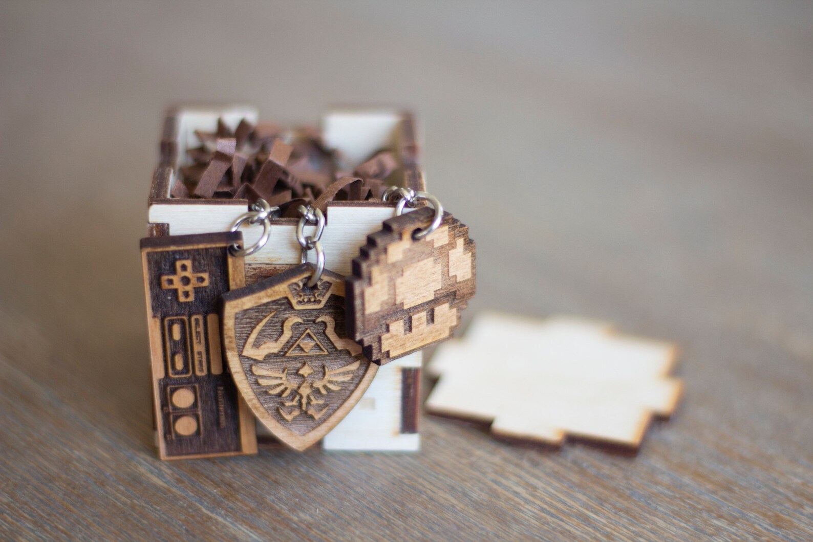 Geek Gift Retro 8 Bit Gamer Keychain Gift for Him Men's | Etsy