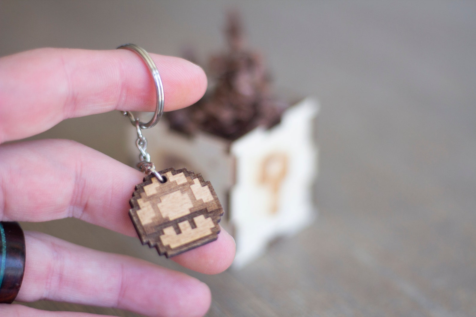 Geek Gift Retro 8 Bit Gamer Keychain Gift for Him Men's | Etsy