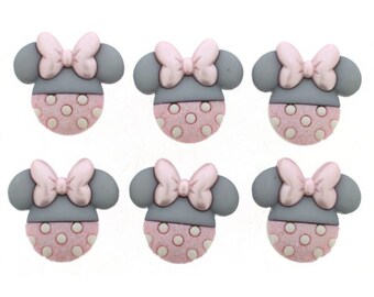 Minnie Mouse Buttons | Etsy