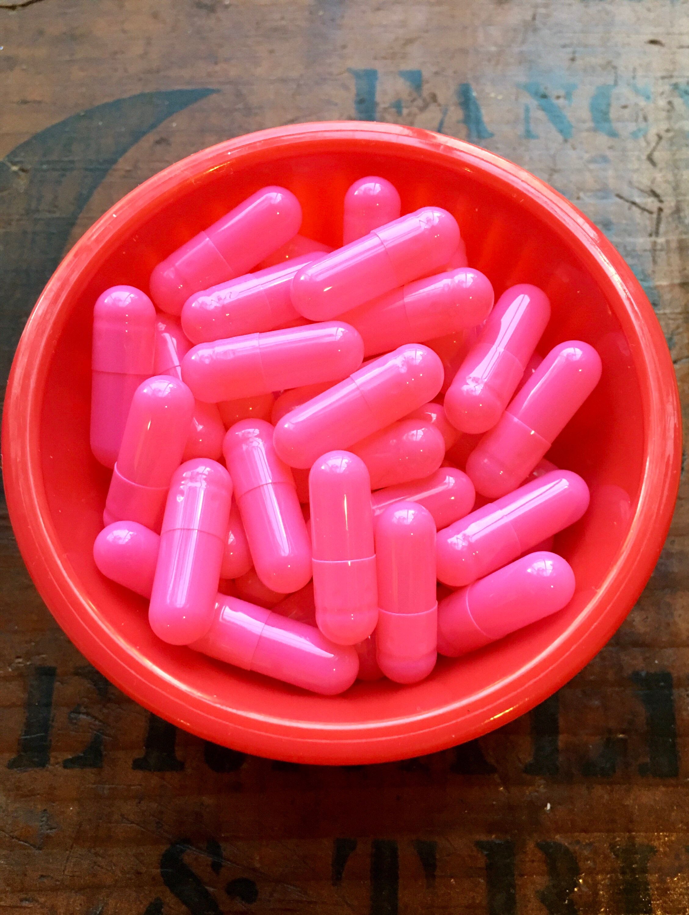 Empty Pink Gelatin Pill Capsules for Crafting Resin | Etsy
