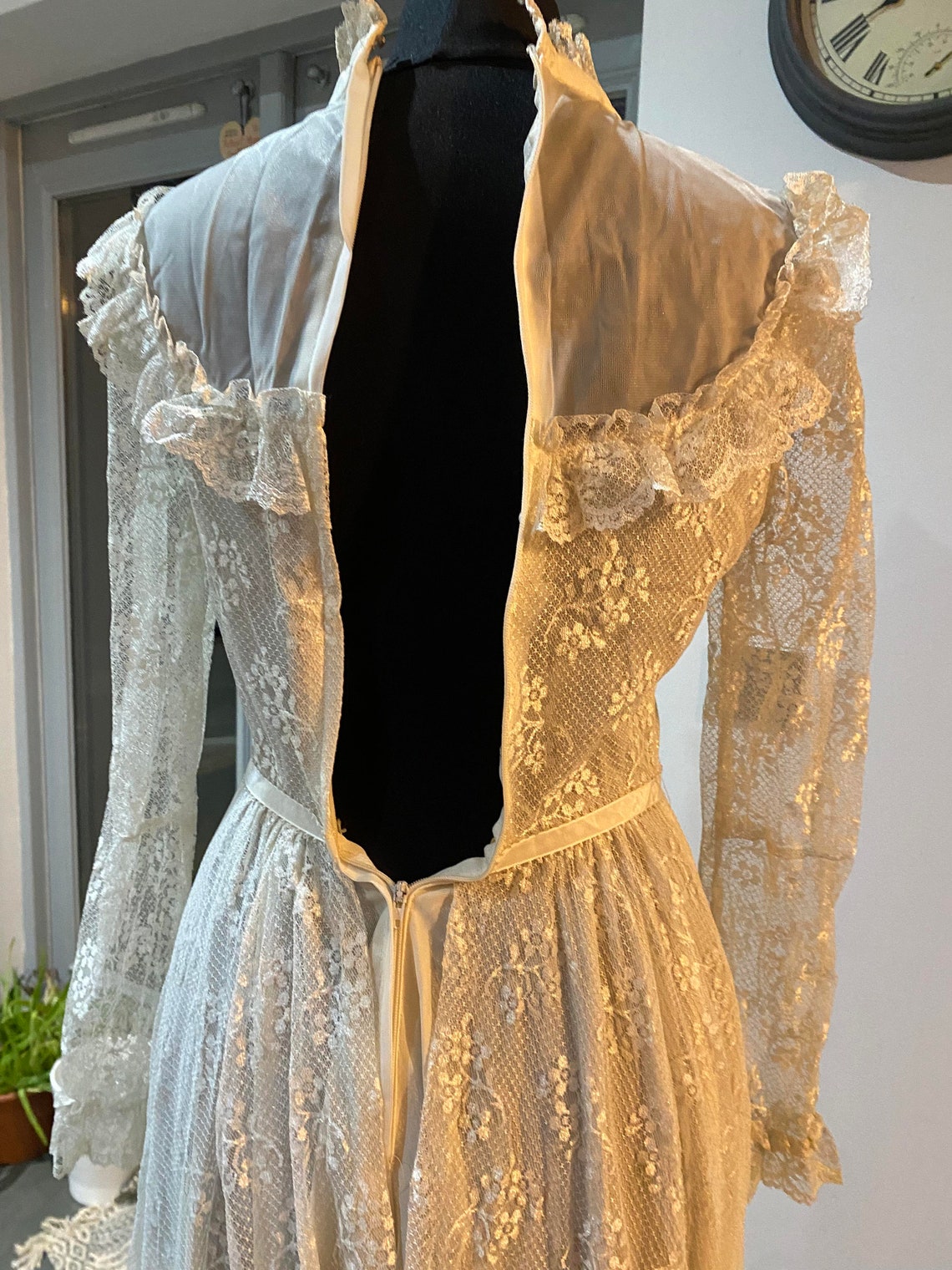 1970s Edwardian Revival / Gunne Sax Style Wedding Dress - Etsy