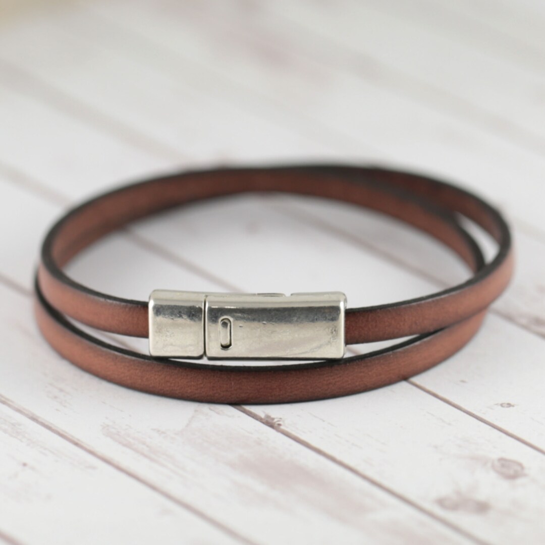 Multiwrap Bracelet. Hipster Men Bracelet. Brown Elegant Unisex - Etsy