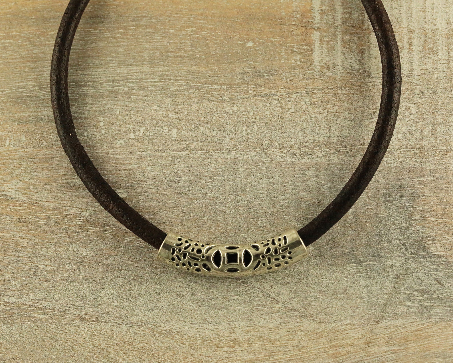 Men Leather Necklace, Mens Necklace, Surfers Necklace, Mens Jewelry ...