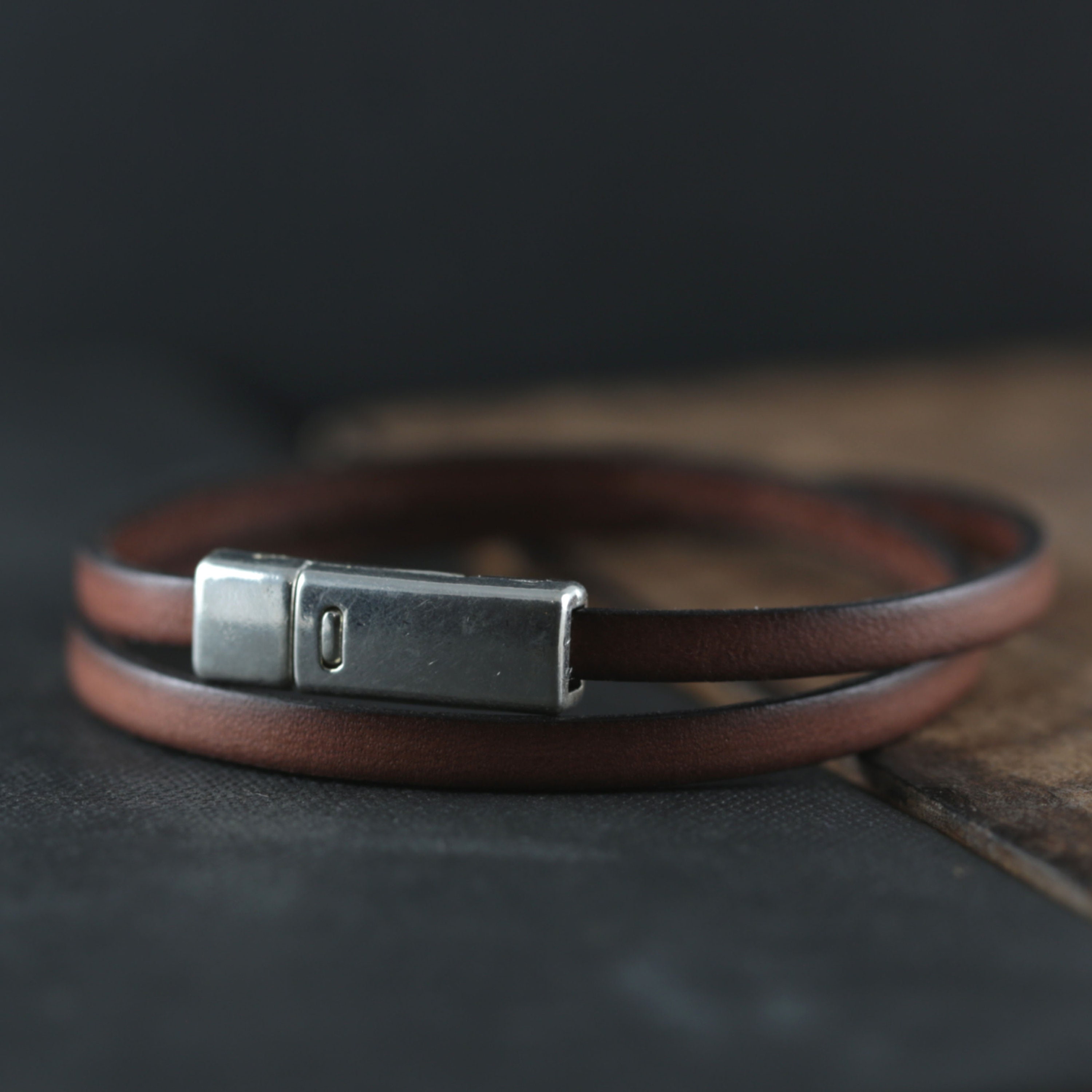 Multiwrap Bracelet. Hipster Men Bracelet. Brown Elegant Unisex - Etsy