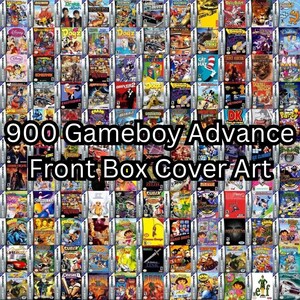 900 Classic Gameboy Advance Game Covers, Digital Clipart, Box Covers ...