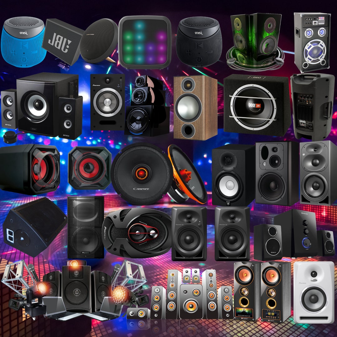150 Speakers PNG Graphic Elements, High Quality, Transparent Background ...