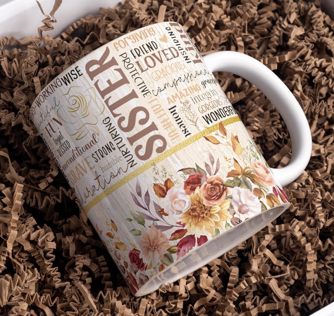 Best Sister Friends Forever Cup Wrap Around Digital Mug Designs, 11oz ...