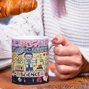 Science Teacher, Scientist, Professor Mug Wrap Around Digital Mug ...