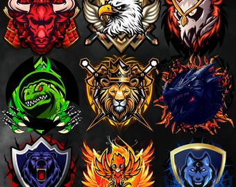 Mystic Legendary Beast Digital Graphic Design Wild Animals Clipart PNG ...