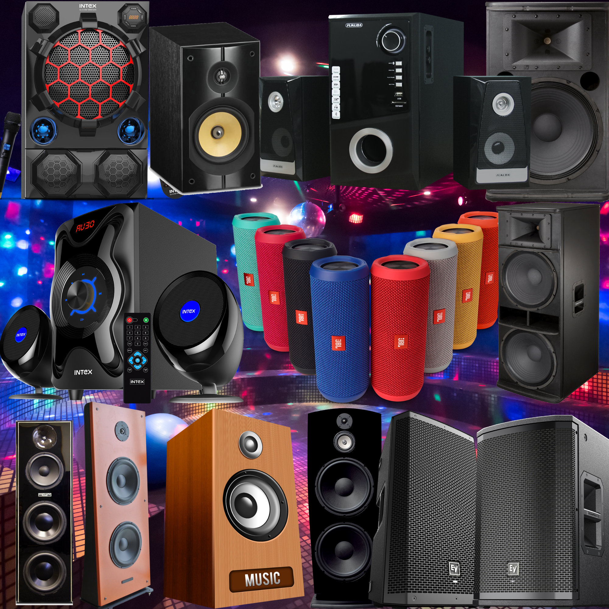 150 Speakers PNG Graphic Elements, High Quality, Transparent Background ...