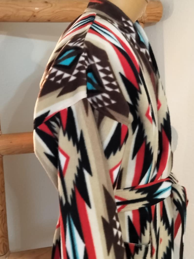 Southwest Print on This Wonderfully Soft Anti-pill Fleece Mid Calf ...