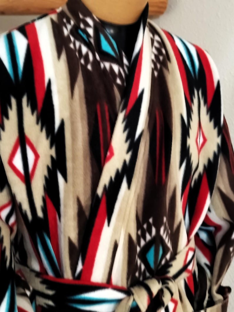 Southwest Print on This Wonderfully Soft Anti-pill Fleece Mid Calf ...