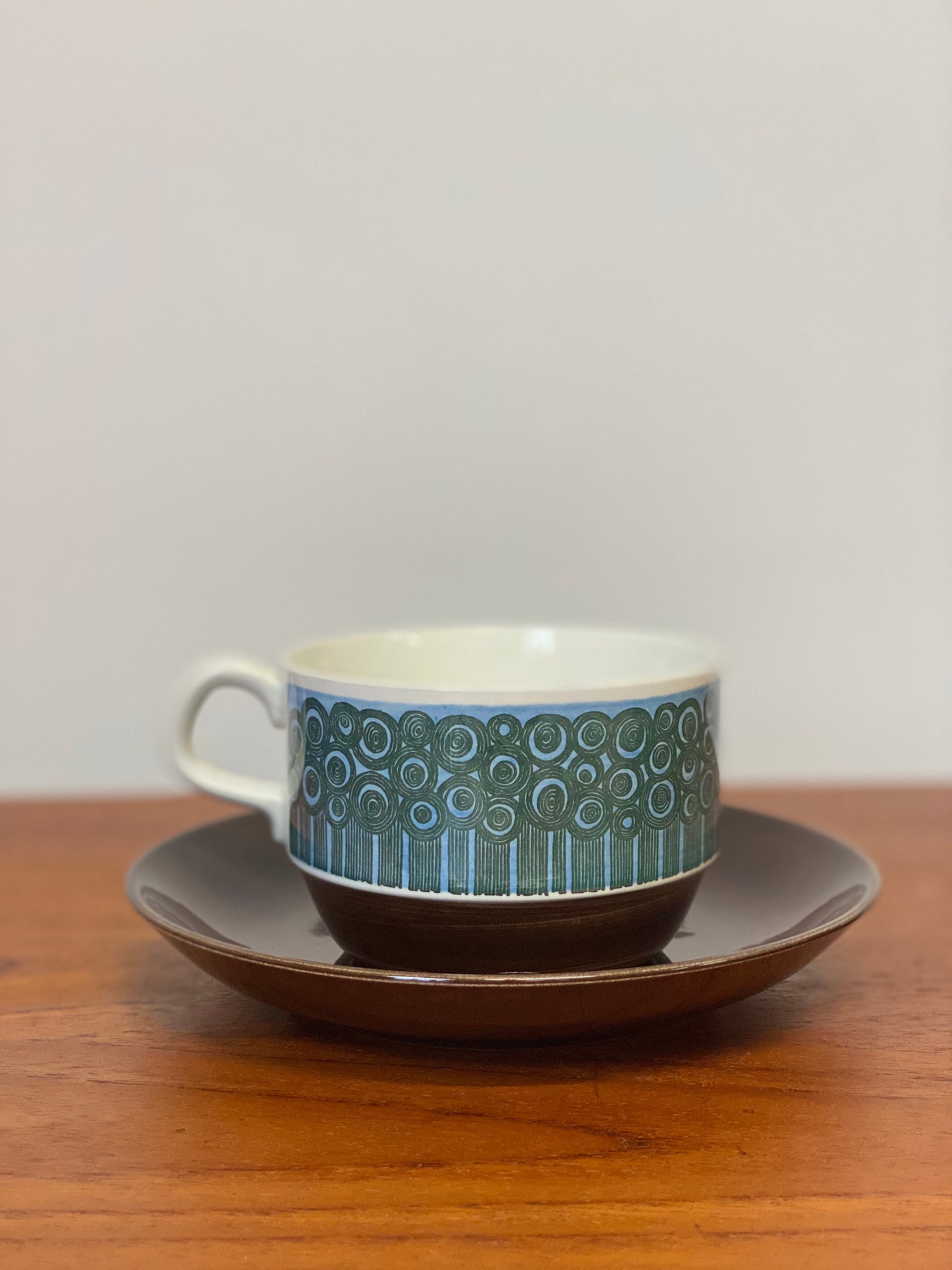 Rorstrand amanda Cup and Saucer Christina Campbell Vintage Scandinavian ...