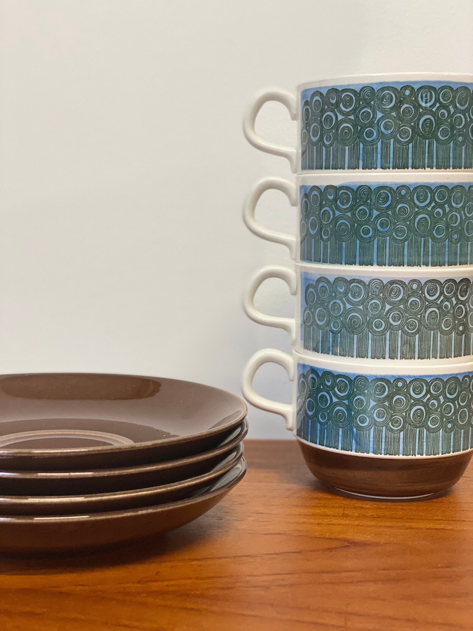 Rorstrand amanda Cup and Saucer Christina Campbell Vintage Scandinavian ...