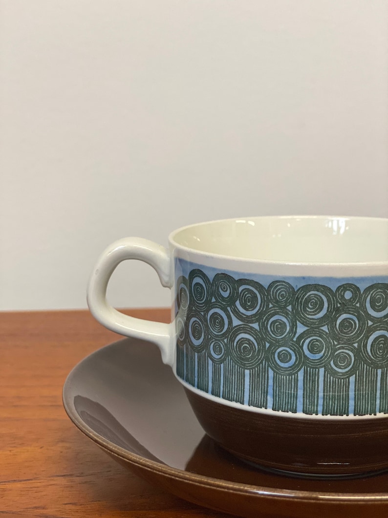 Rorstrand amanda Cup and Saucer Christina - Etsy