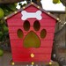 Paw Print Dog House Bird House - Etsy