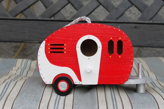 Vintage Trailer Bird House - Etsy