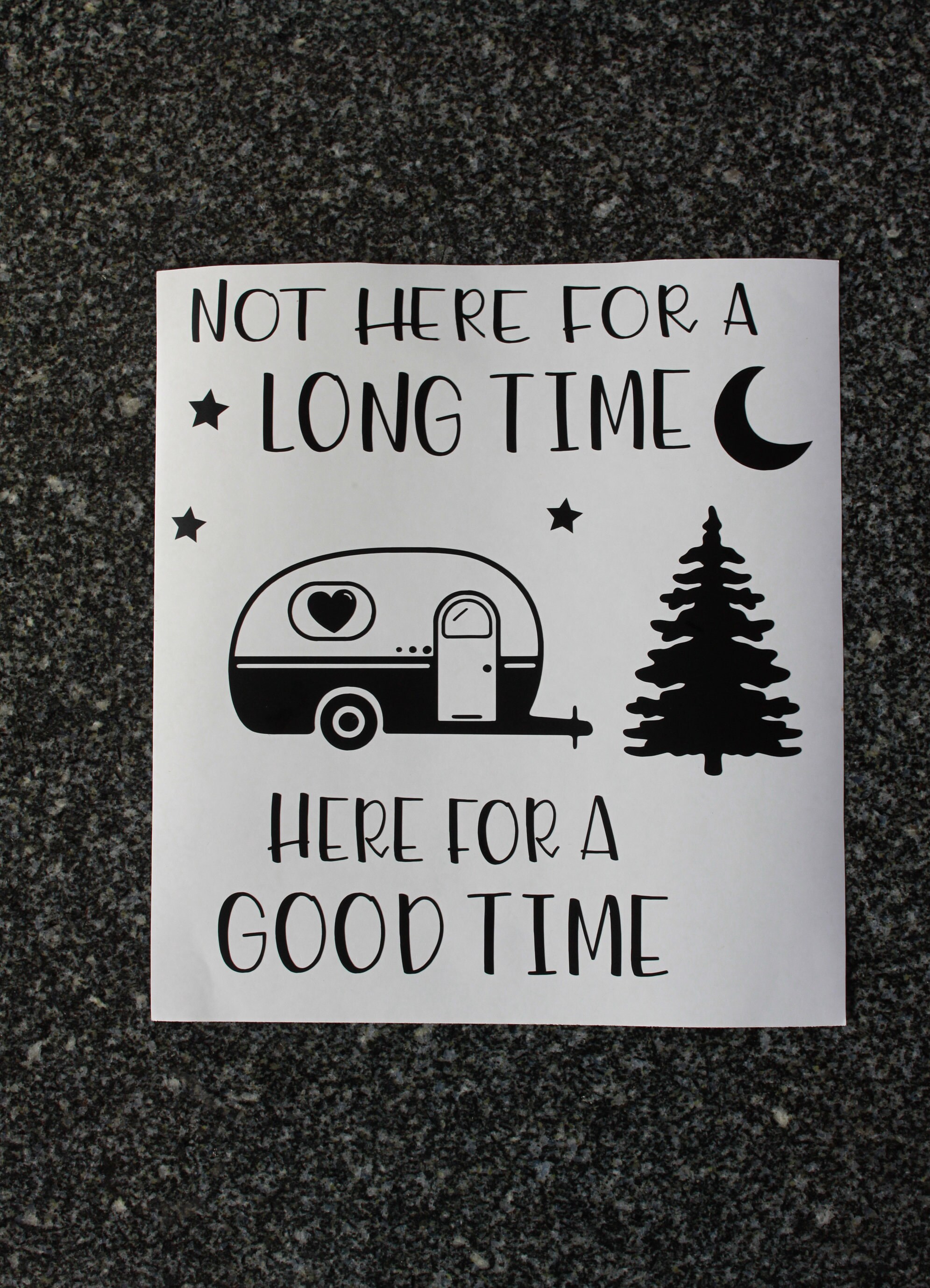 Vintage Trailer Vinyl Decal - Etsy