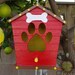 Paw Print Dog House Bird House - Etsy