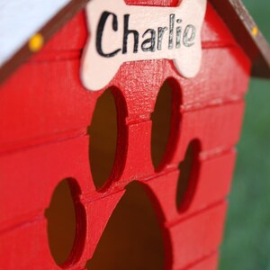 Paw Print Dog House Bird House - Etsy
