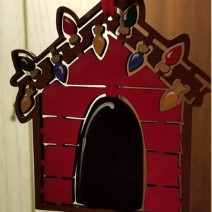 Dog House With Christmas Lights - Etsy