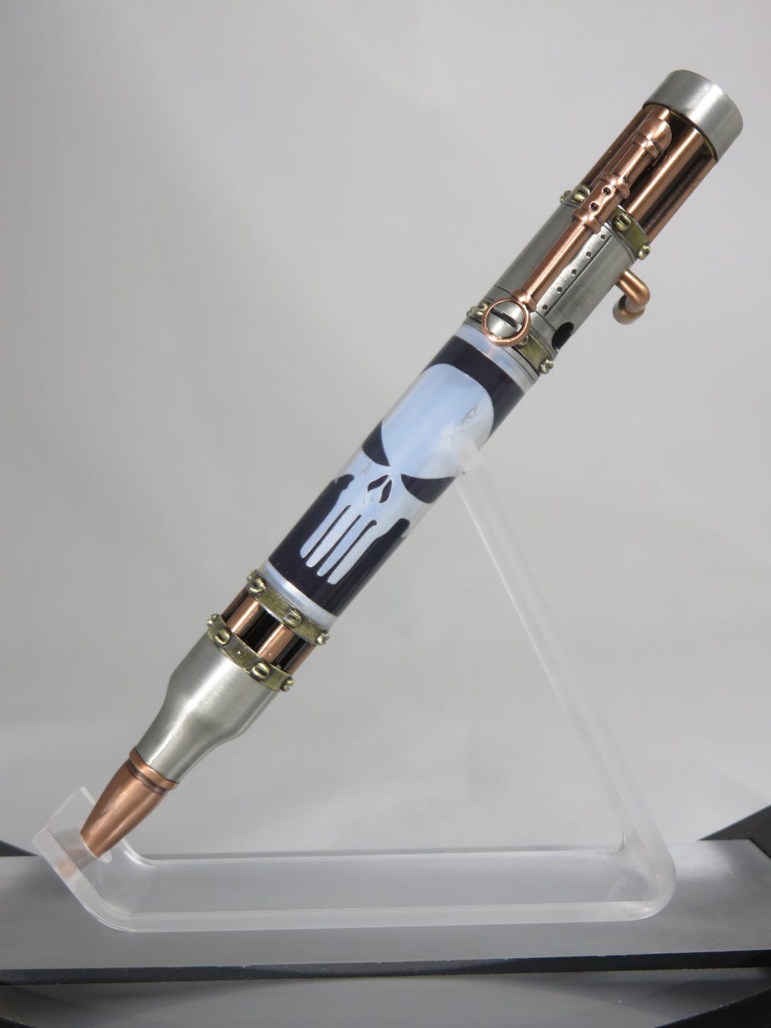 PUNISHER THEME: Bolt Action Pen, "steampunk" Style With an Aluminum ...
