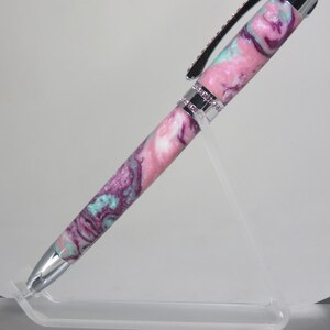 Ballpoint Twist Pen, princess Style in Sparkly Plum, Pink, and ...
