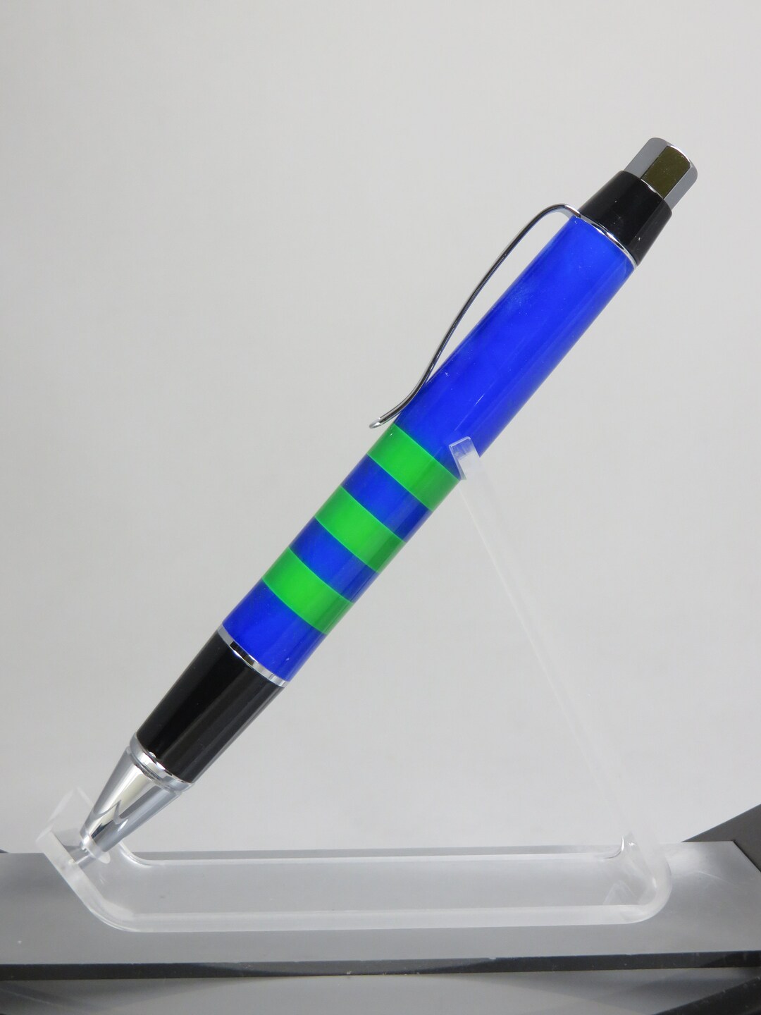 Ballpoint Click Pen big Ben Edc Style in Cobalt - Etsy
