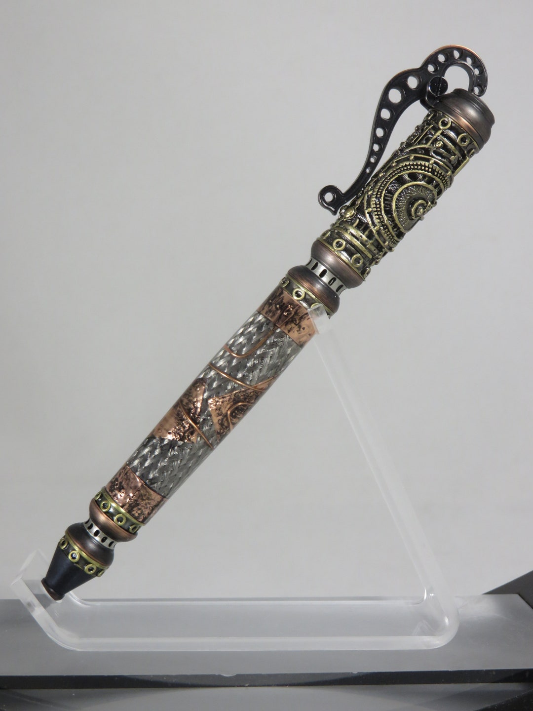 Pump Action, steampump Style Pen in steampunk Piping Motif With ...