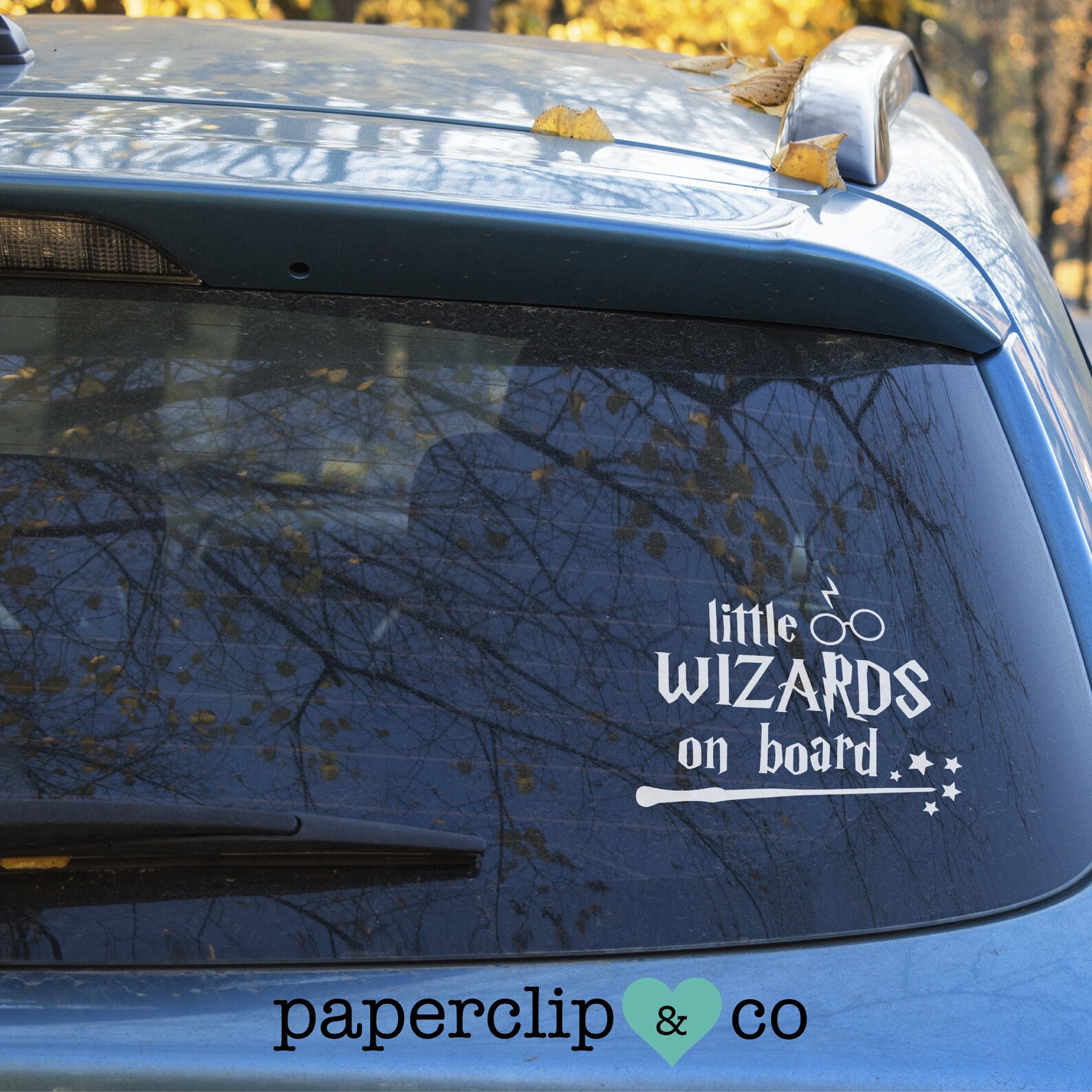 Little Wizards on Board Car Decal, Wizards, Wand, Baby on Board, Custom ...