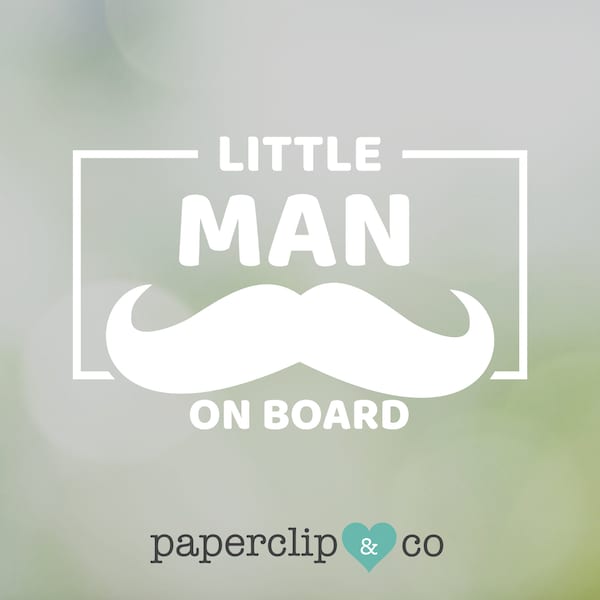 Little Man Sticker - Etsy
