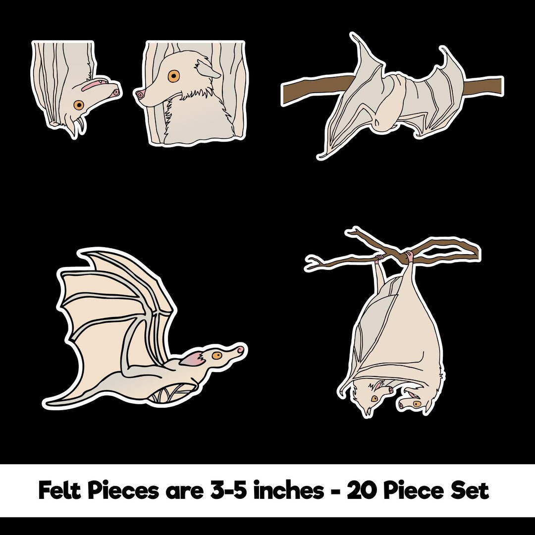 Stellaluna Felt Story Set - Etsy