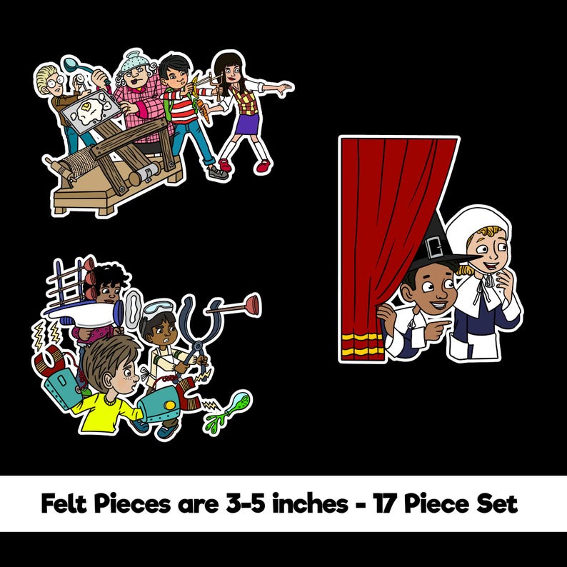 How to Catch a Turkey Felt Story Set - Etsy