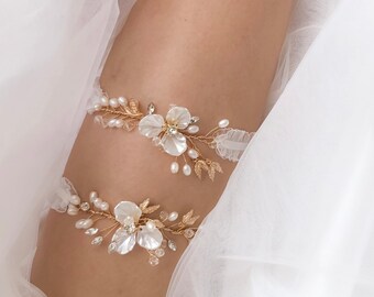Delicate Rhinestone Wedding Garter Set Rhinestone Bridal | Etsy