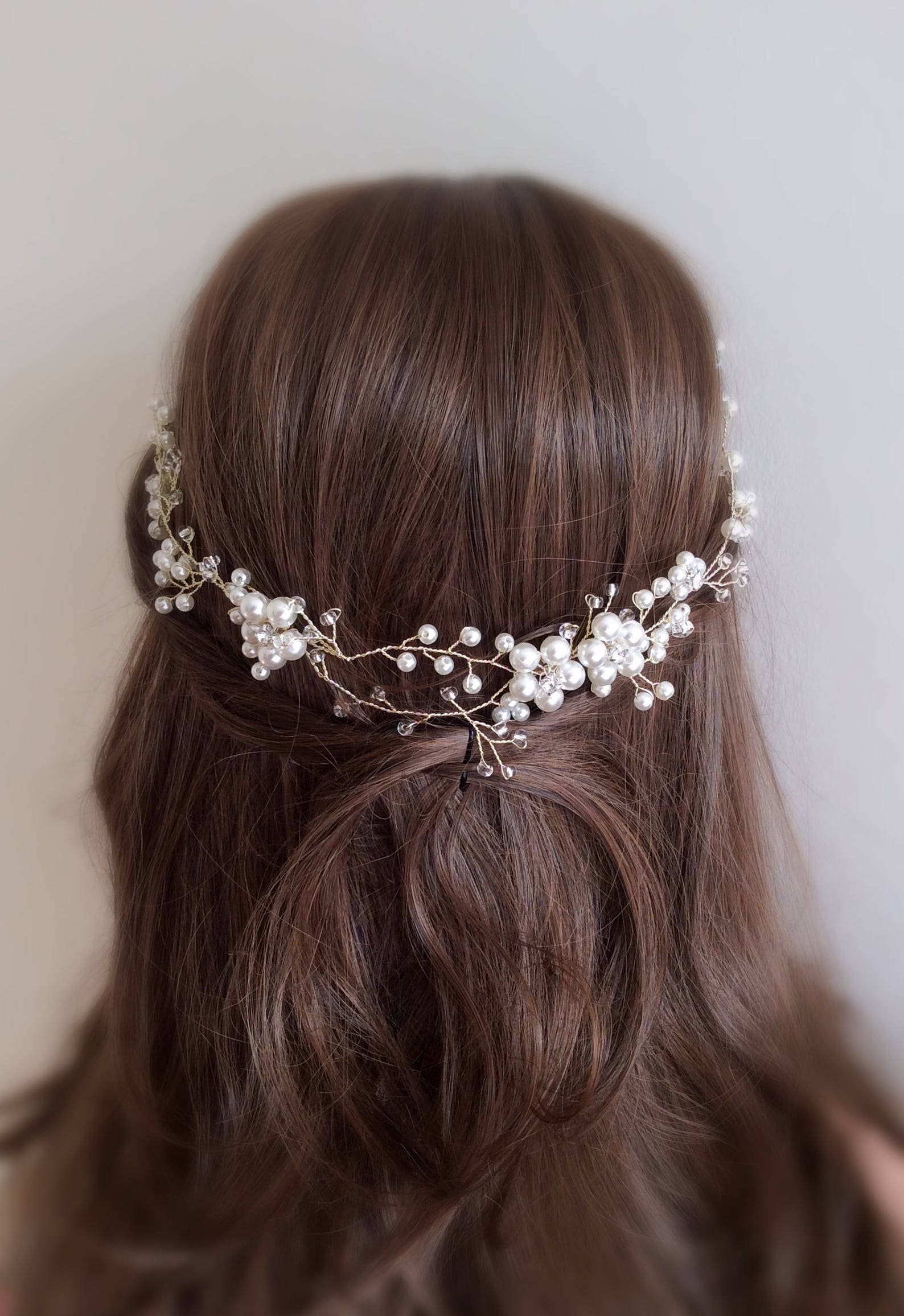 Bridal Hair Wreath Bridal Hair Vine Wedding Hair Vine - Etsy Canada