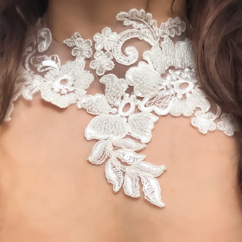 Lace Necklace - Etsy