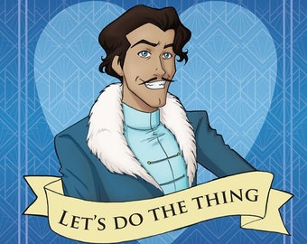 Loki Valentine Marvel Fan Art Original Illustration Print | Etsy