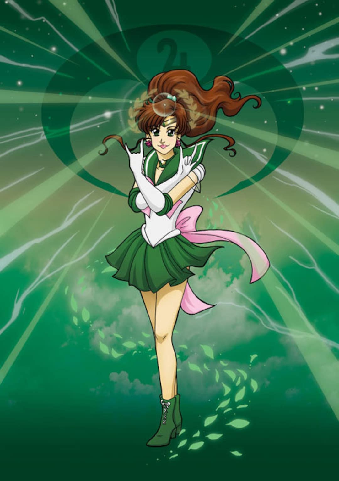Sailor Jupiter Fan Art Original Illustration Print - Etsy Australia