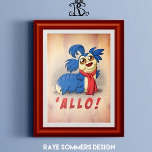 Allo! the Worm From the Labyrinth Fan Art Original Illustration Print ...