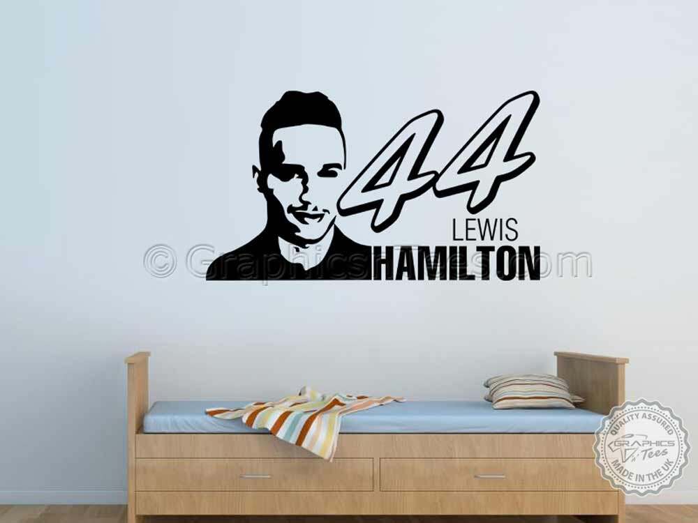 Lewis Hamilton Wall Sticker Wall Art Design Home Lounge | Etsy