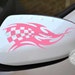 Tribal Checker Flag Chequered Racing Flag Car Wing Mirror Stickers X 2 ...