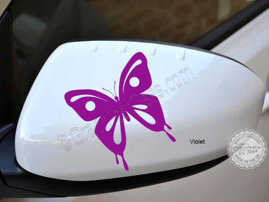 Butterfly Sticker, Car Wing Mirror Vinyl Graphic Decal, Bumper Stickers ...
