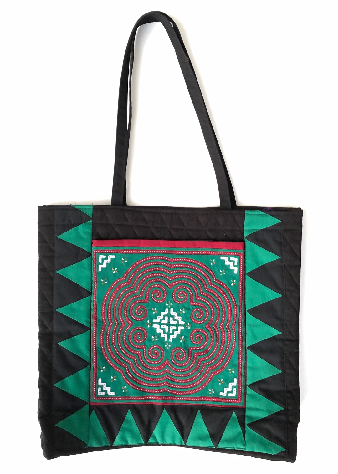Tote Bag | Hmong Collectible | Paj Ntaub | Christmas - Etsy