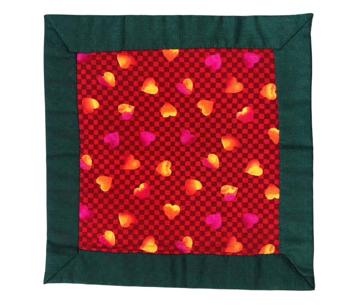 Pink and Green Paj Ntaub Bordered Hmong Collectible Flower Cloth - Etsy